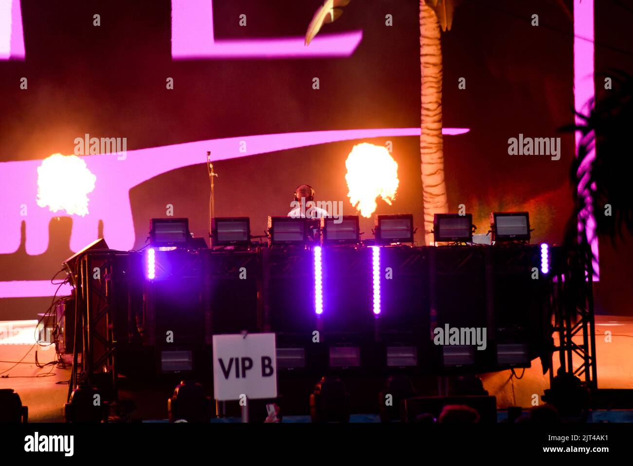 Diplo performs at Yankee Stadium on Bad Bunny's World's Hottest Tour in ...