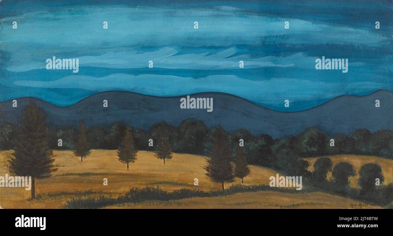 Twilight. George Copeland Ault Stock Photo - Alamy