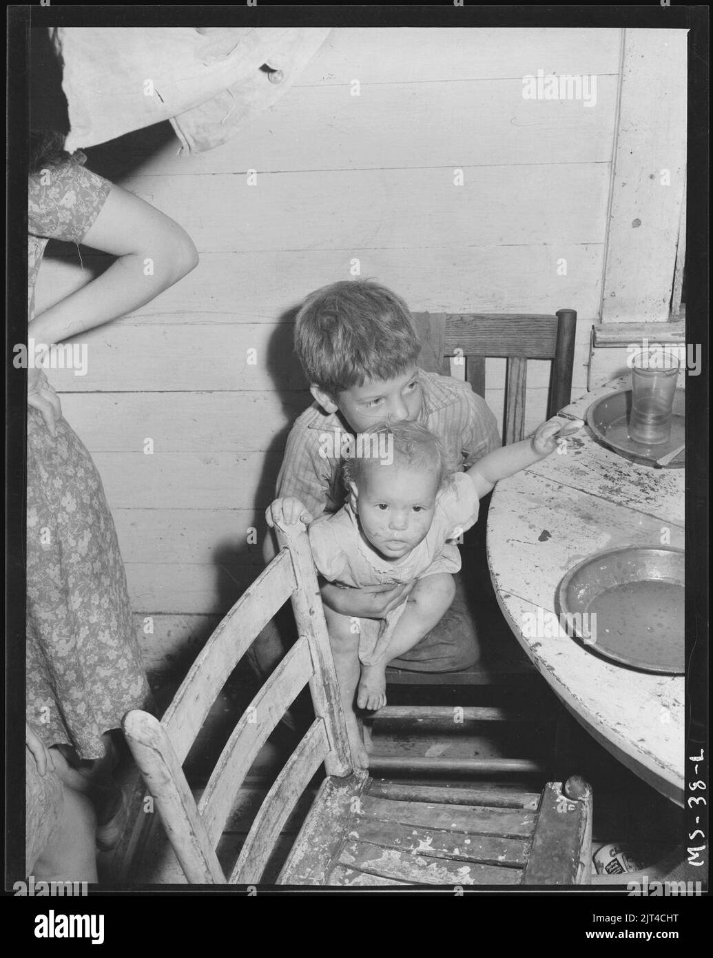 Two children of Ray Ruiexline, miner. Christopher Coal Company ...