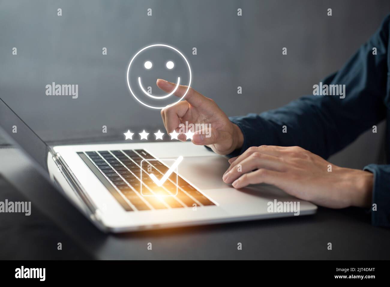 Review the service hi-res stock photography and images - Alamy