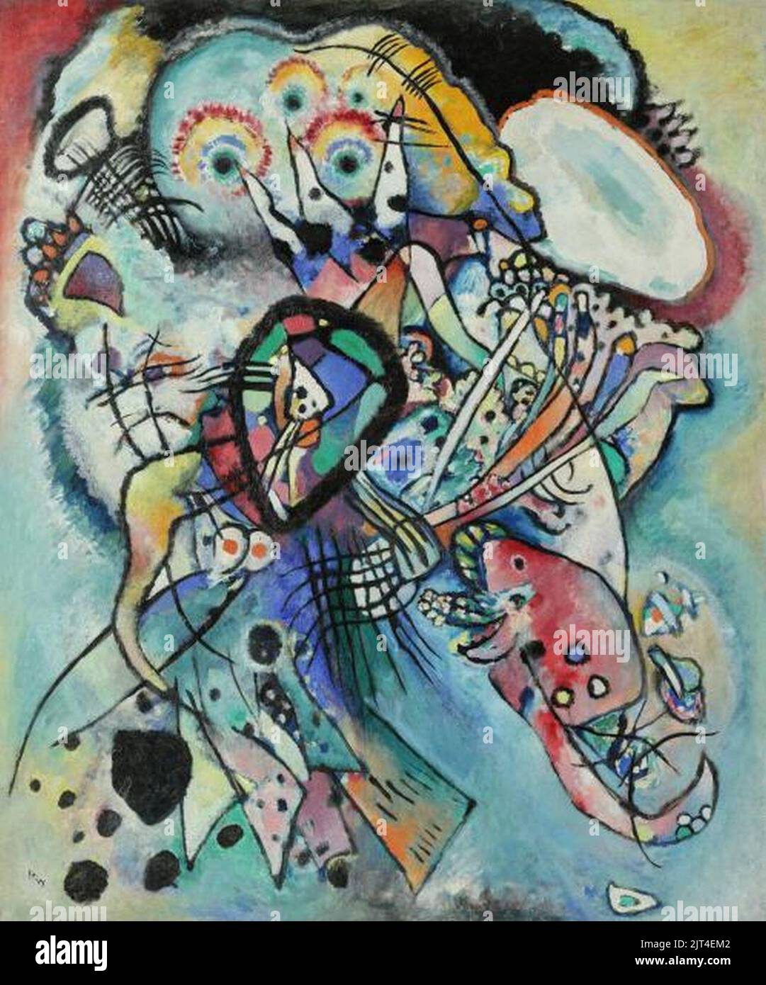 Two Ovals (Wassily Kandinsky, 1919 Stock Photo - Alamy