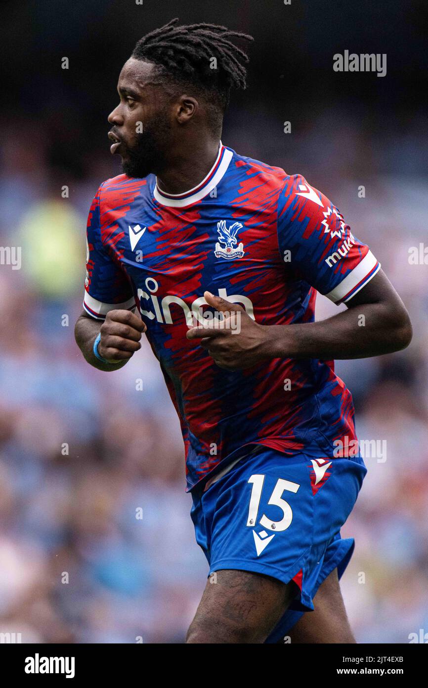 MANCHESTER, ENGLAND - AUGUST 27: Jeffrey Schlupp during the Premier ...