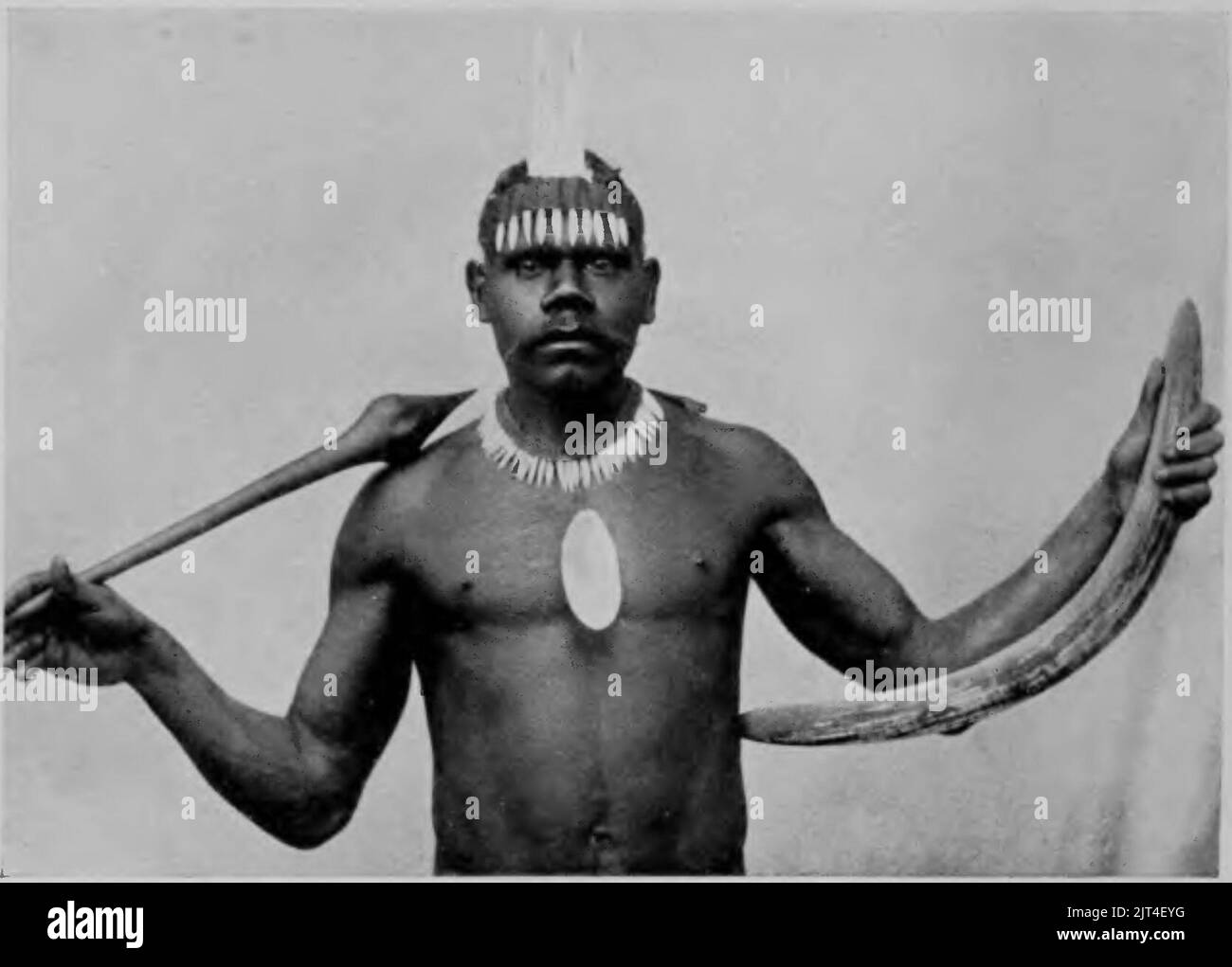 Two Representative Tribes of Queensland - A Native of the Kabi Tribe ...