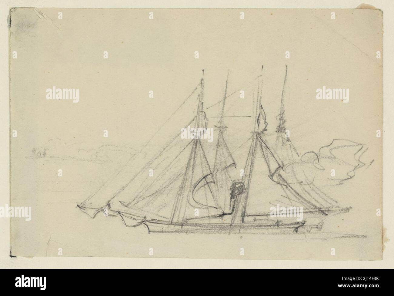 Two sailing ships Stock Photo - Alamy