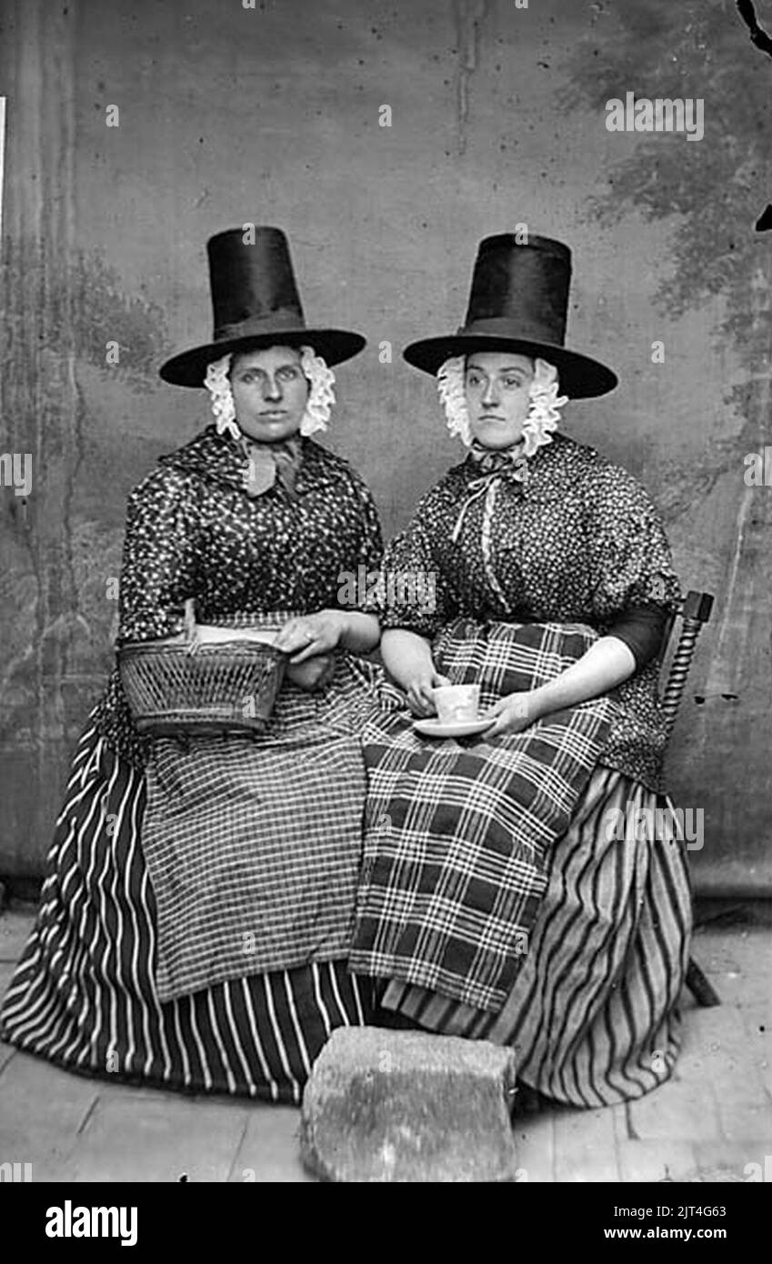 Two women in national dress (Jones Stock Photo - Alamy