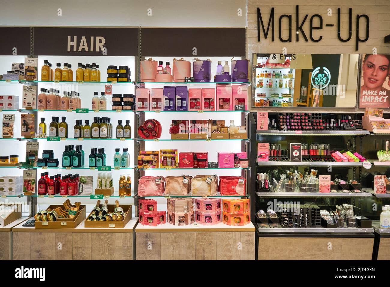 SINGAPORE - CIRCA JANUARY, 2020: personal care products on display at ...
