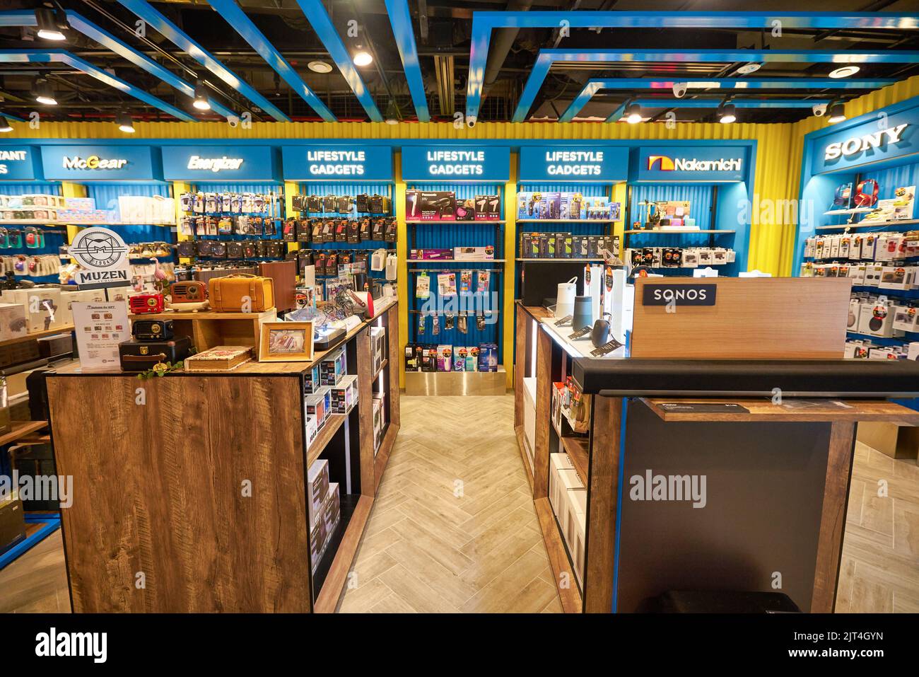 SINGAPORE - CIRCA JANUARY, 2020: goods on display at E-Gadget ...