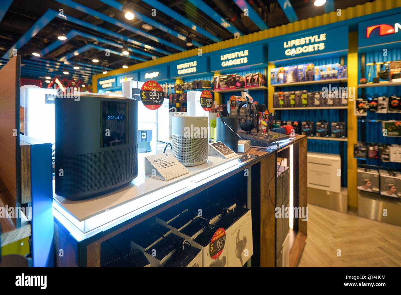 SINGAPORE - CIRCA JANUARY, 2020: goods on display at E-Gadget ...