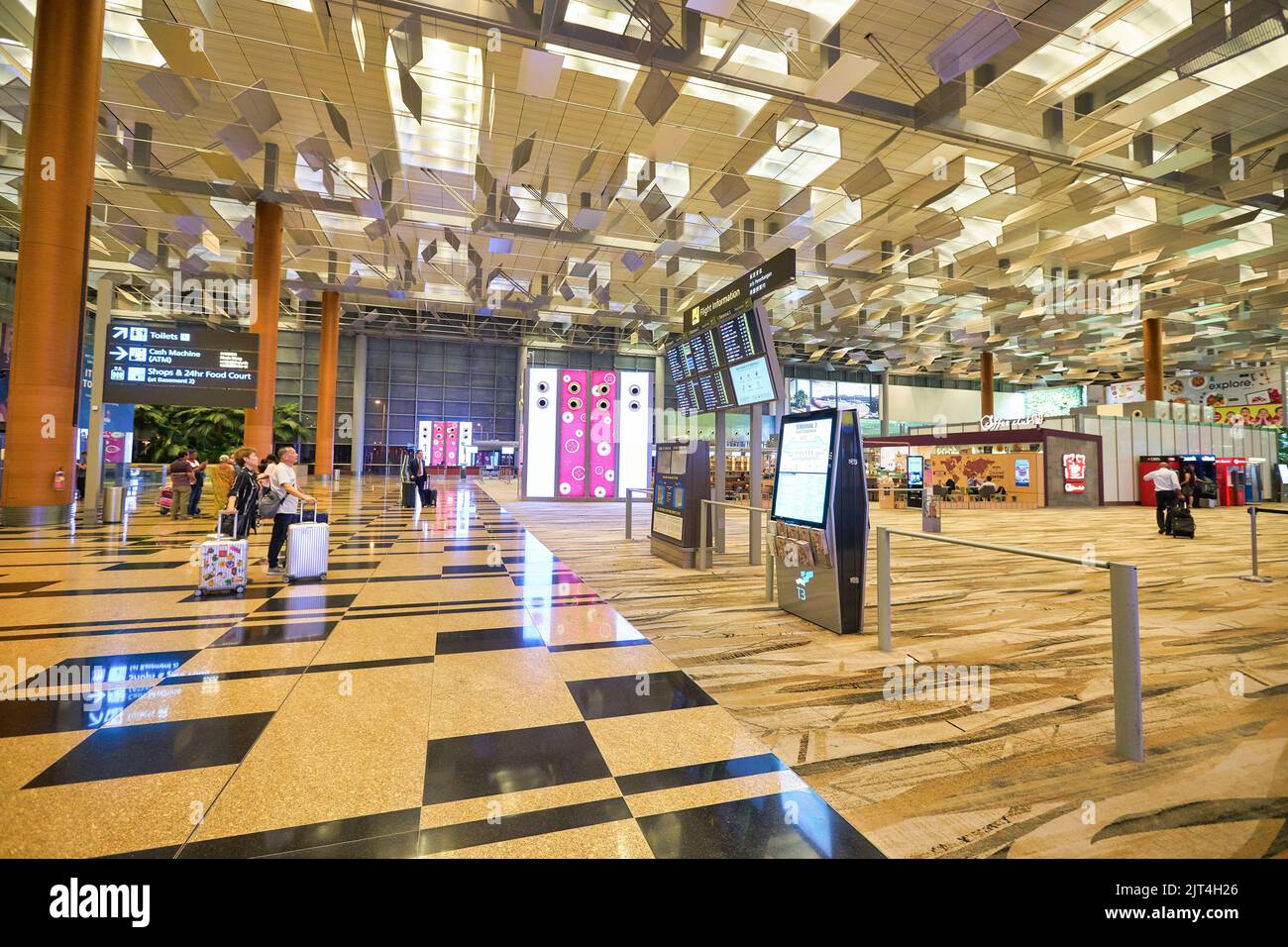 SINGAPORE - CIRCA JANUARY, 2020: interior shot of Terminal 3, Singapore ...
