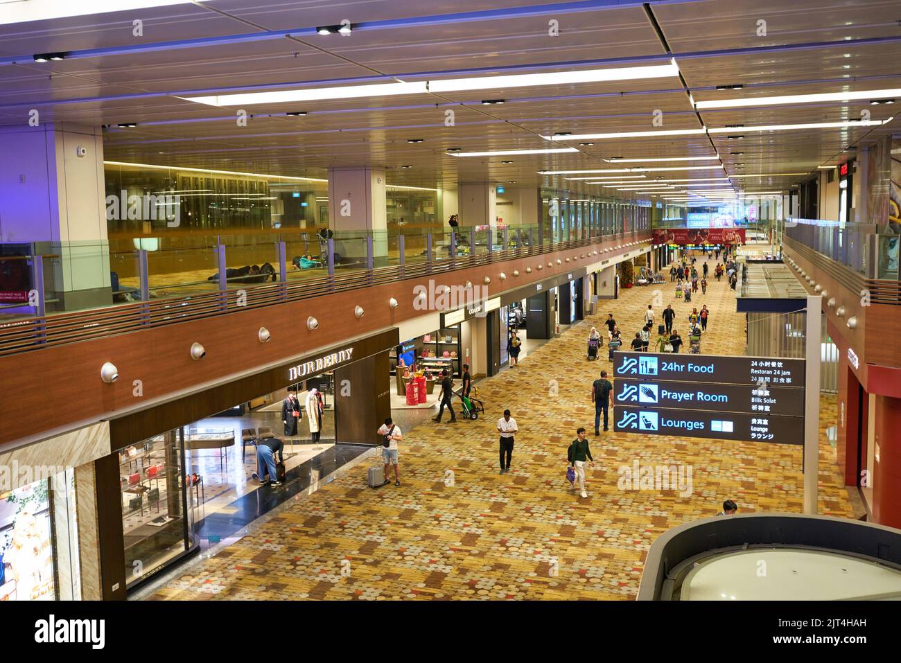SINGAPORE - CIRCA JANUARY, 2020: interior shot of Singapore Changi ...
