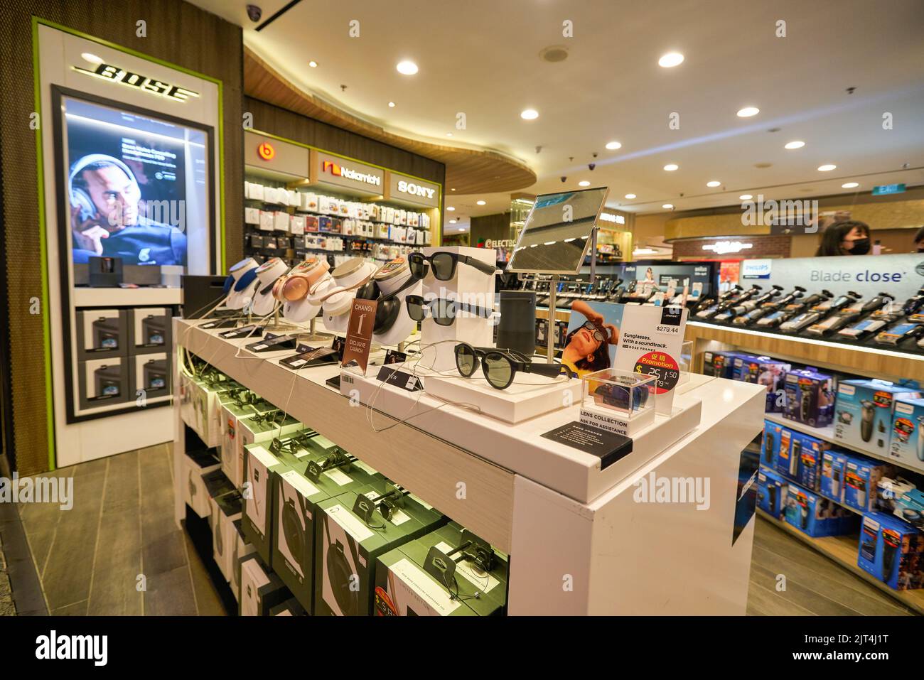 SINGAPORE - CIRCA JANUARY, 2020: goods on display at an electronics ...
