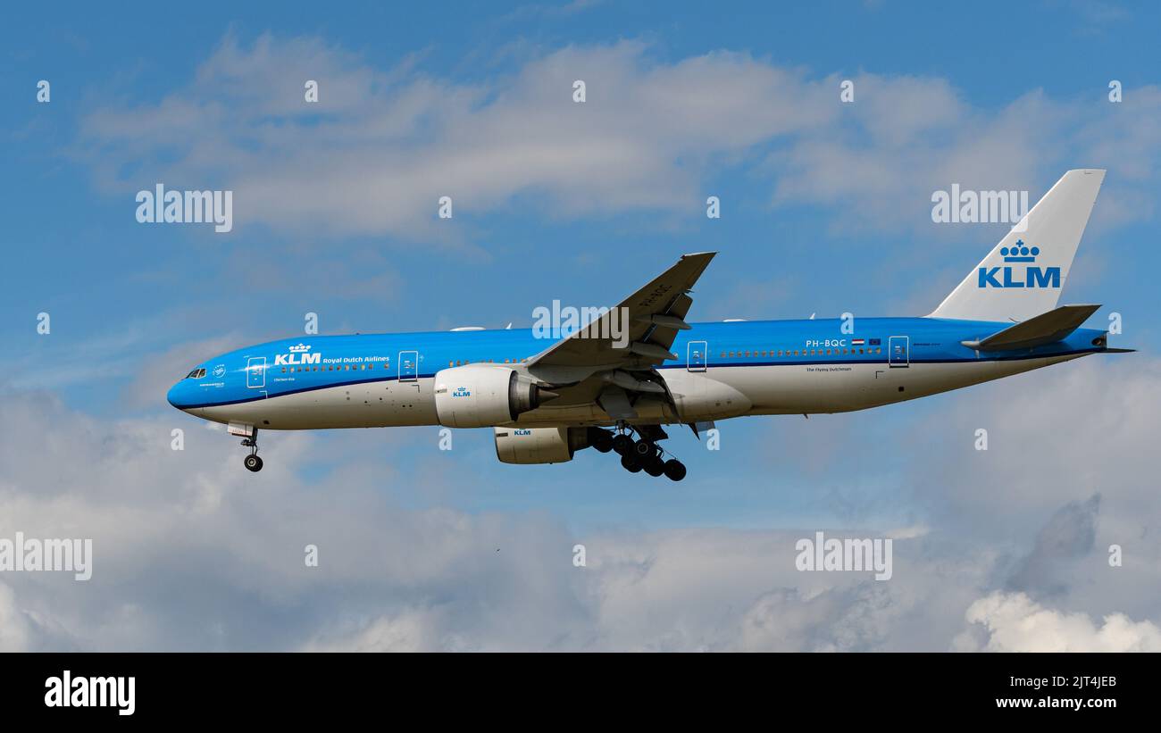 Richmond, British Columbia, Canada. 27th Aug, 2022. A KLM Royal Dutch ...
