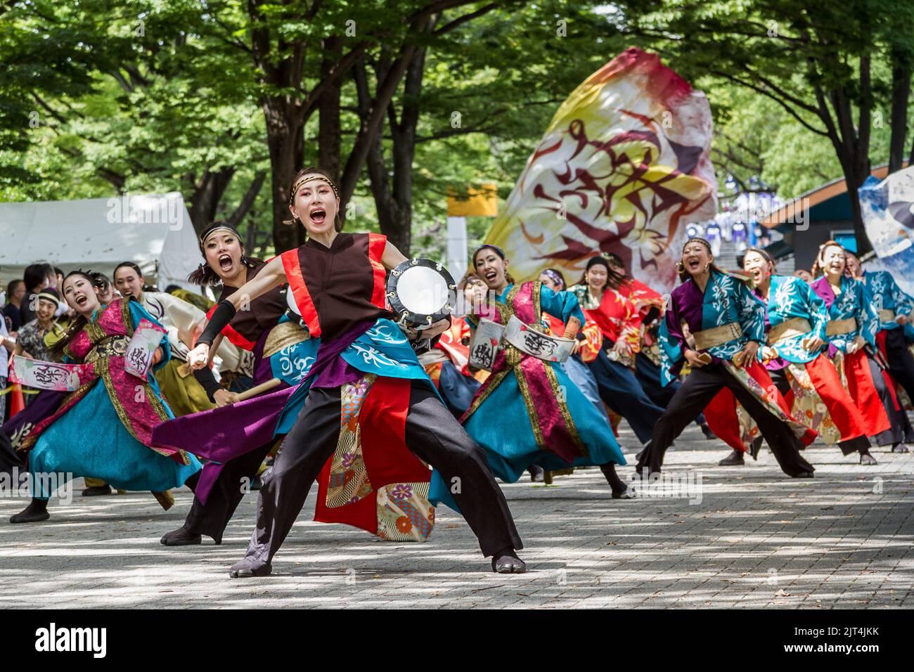 Tokyo, Japan. 27th Aug, 2022. Dancers perform at the Harajuku ...