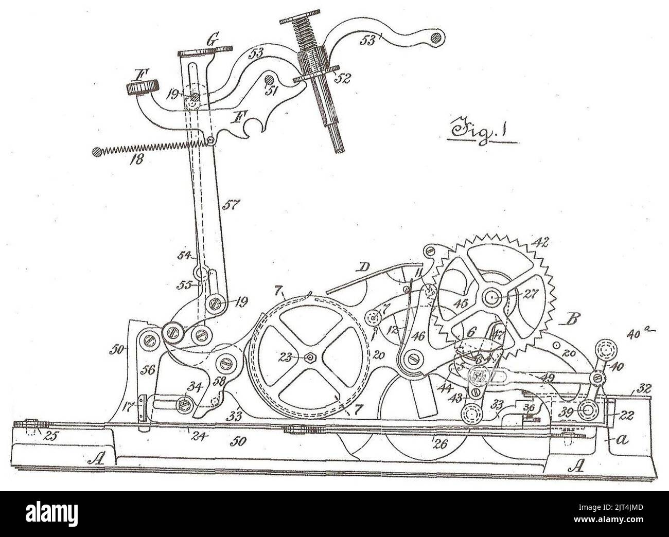 Writing machine Cut Out Stock Images & Pictures - Alamy