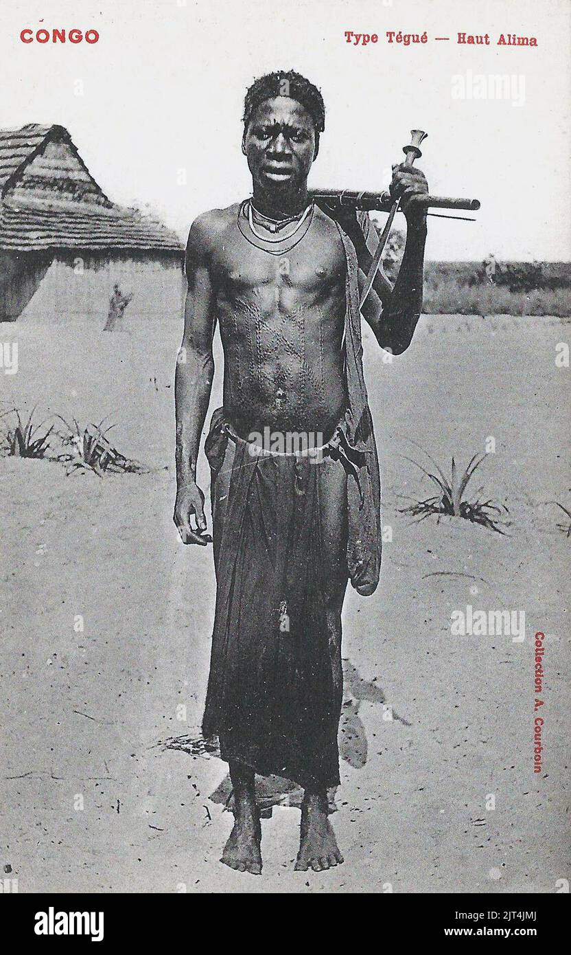 Type Tégué-Haut Alima-Congo Stock Photo - Alamy