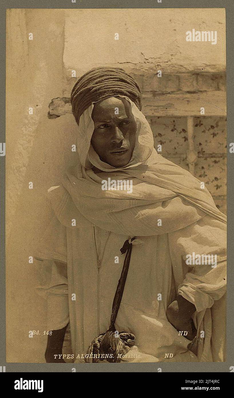 Types Algériens. Mozabite - ND Stock Photo - Alamy