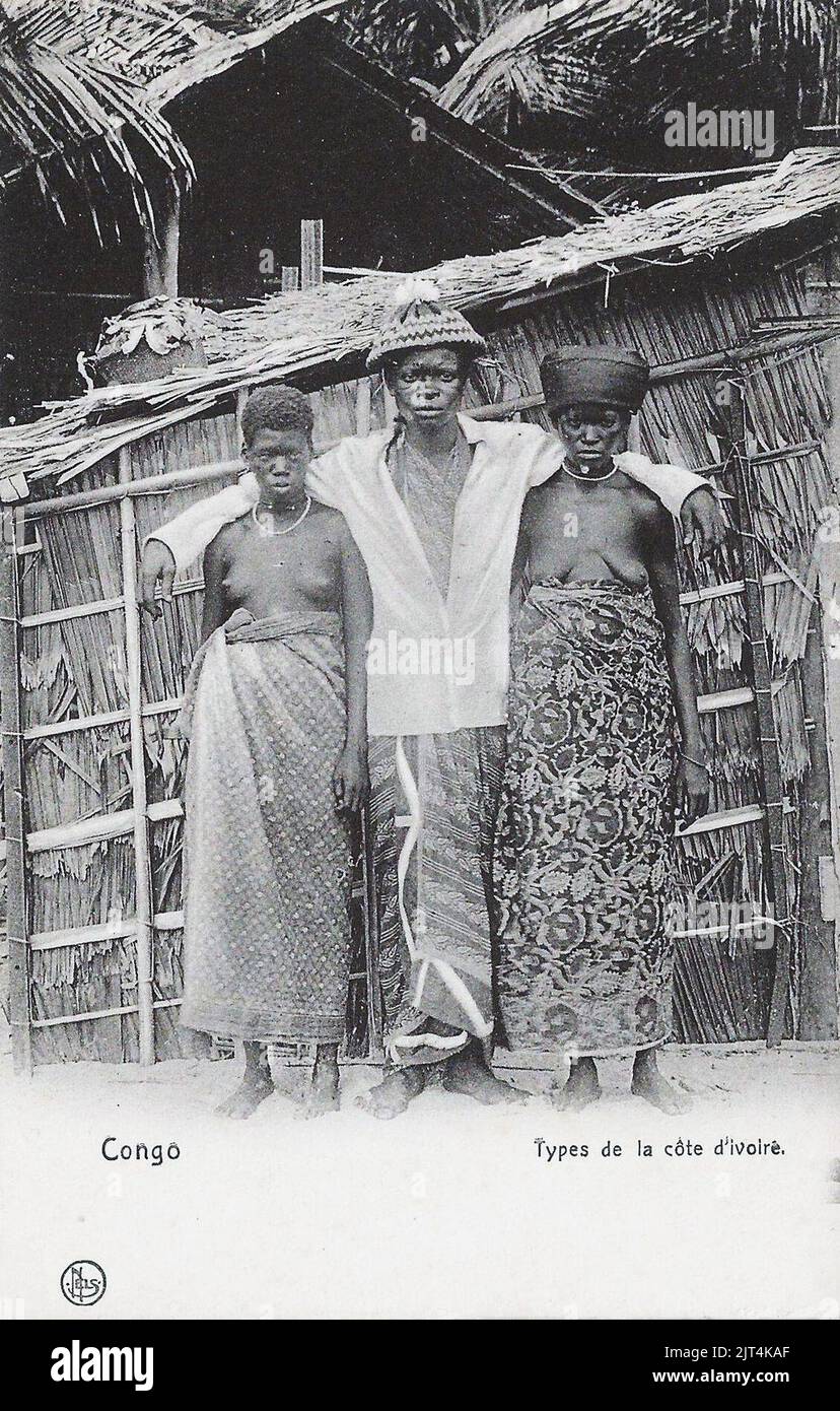 Types de la Côte d'Ivoire-Congo Stock Photo - Alamy