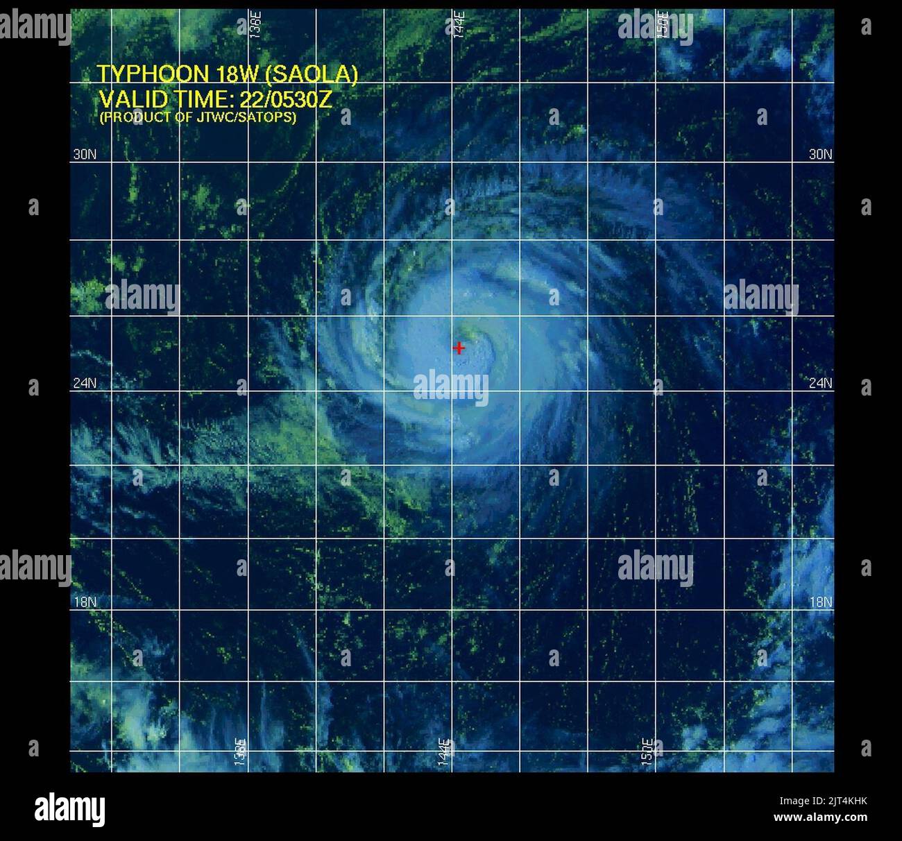 Typhoon 18W (Saola) 200509220530 Stock Photo - Alamy
