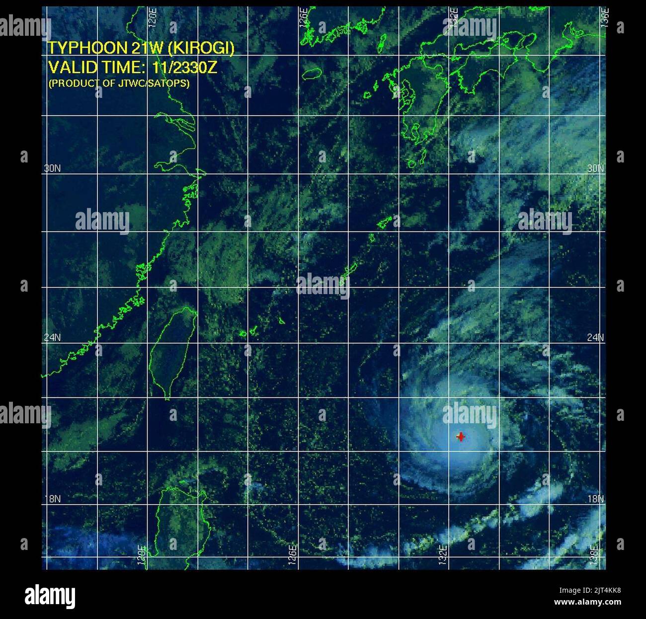 Typhoon 21W (Kirogi) 200510112330 Stock Photo - Alamy