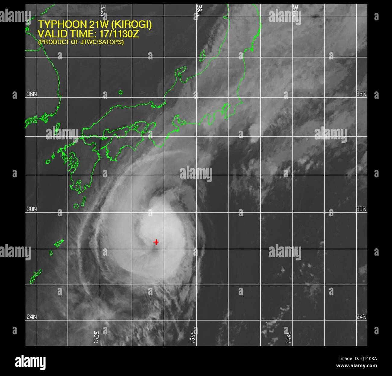Typhoon 21W (Kirogi) 200510171130 Stock Photo - Alamy