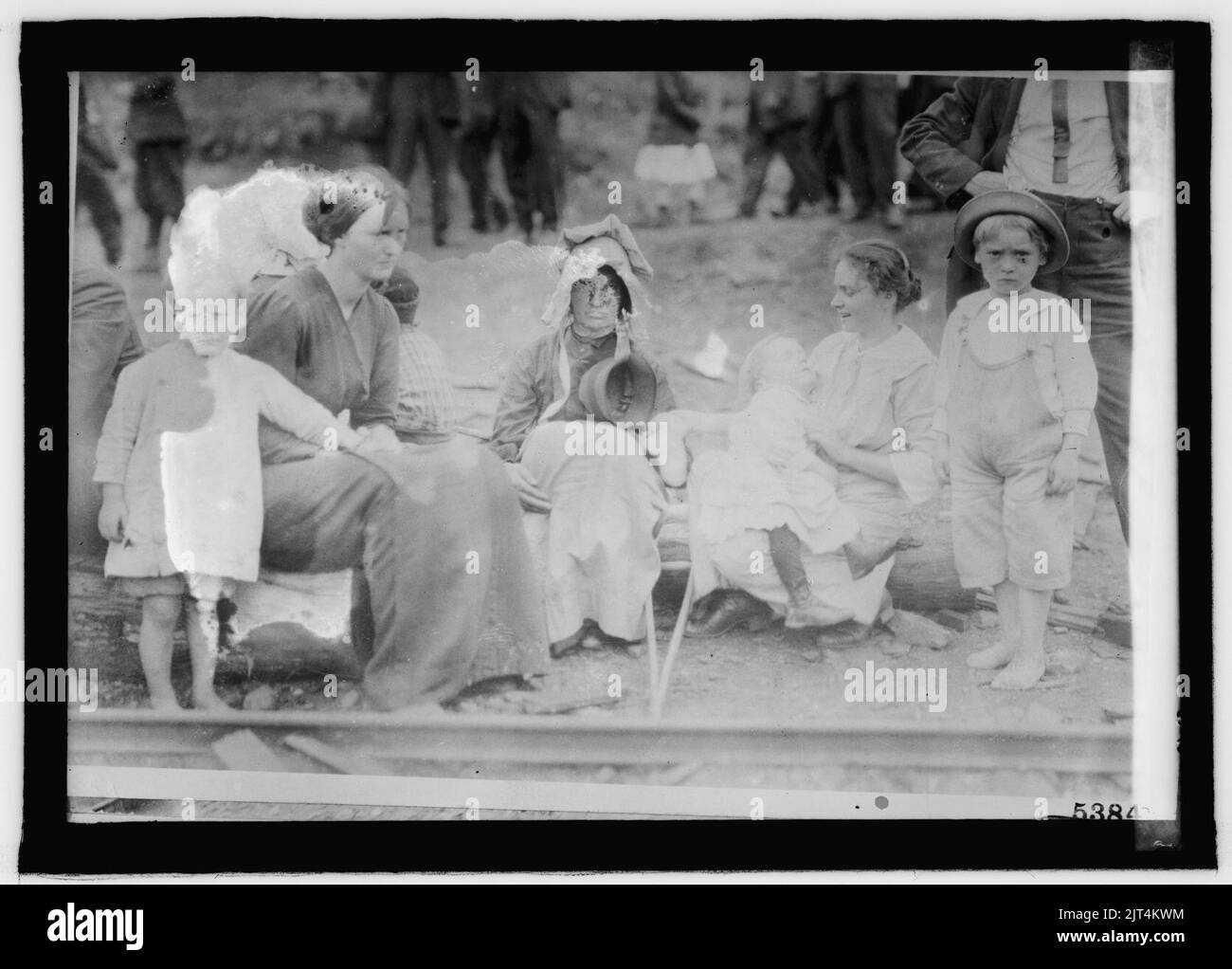 Typical Coal Miner's family Stock Photo - Alamy