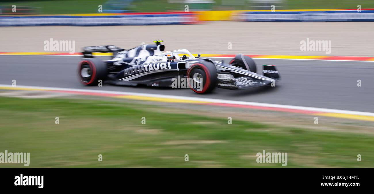 August 27, 2022: Alpha Tauri #22 Yuki Tsunoda from Japan drives during ...