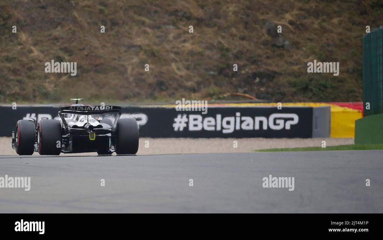 August 27, 2022: Alpha Tauri #22 Yuki Tsunoda from Japan drives during ...