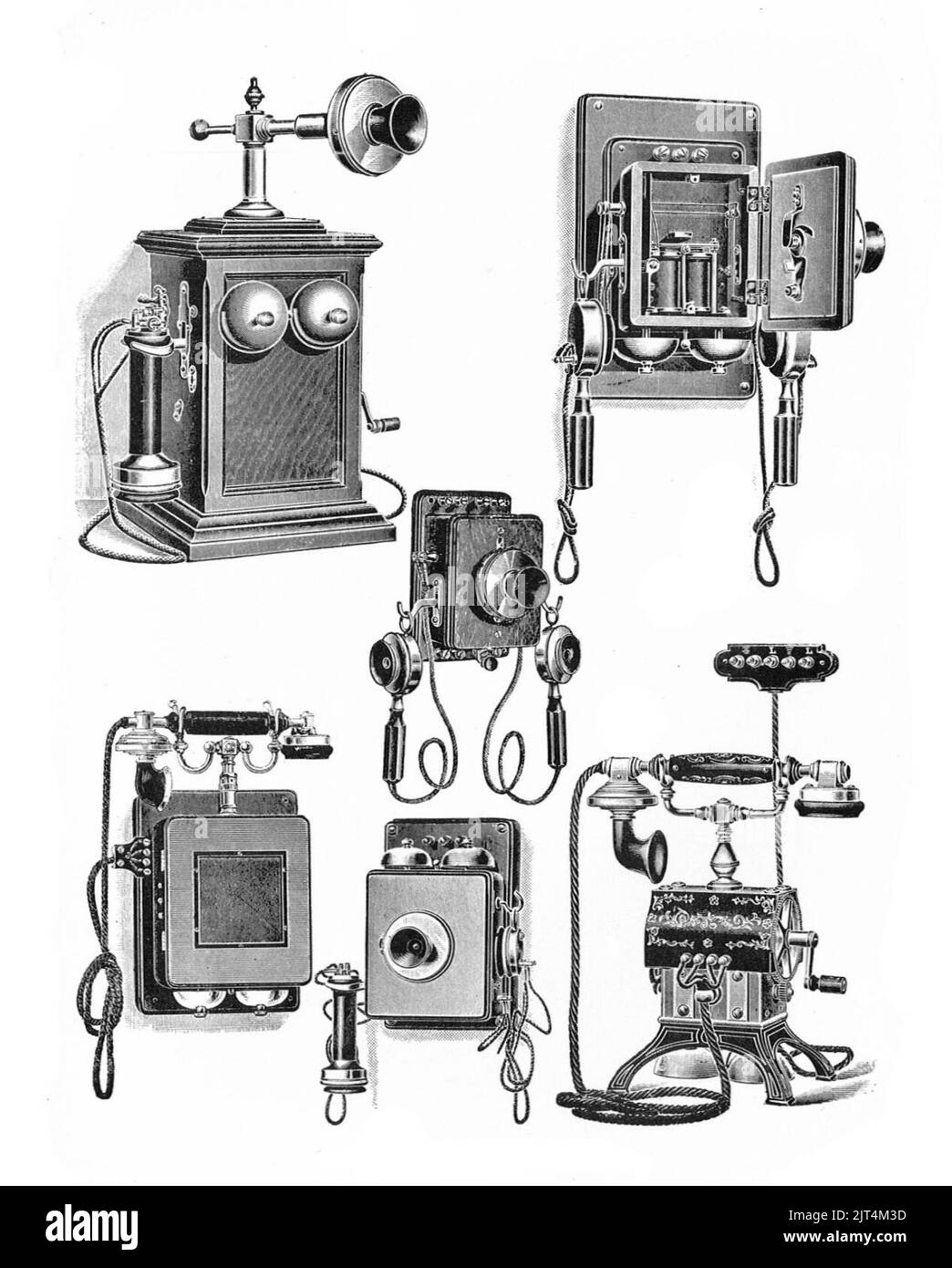 Typical telephone instruments (Rankin Kennedy, Electrical Installations ...