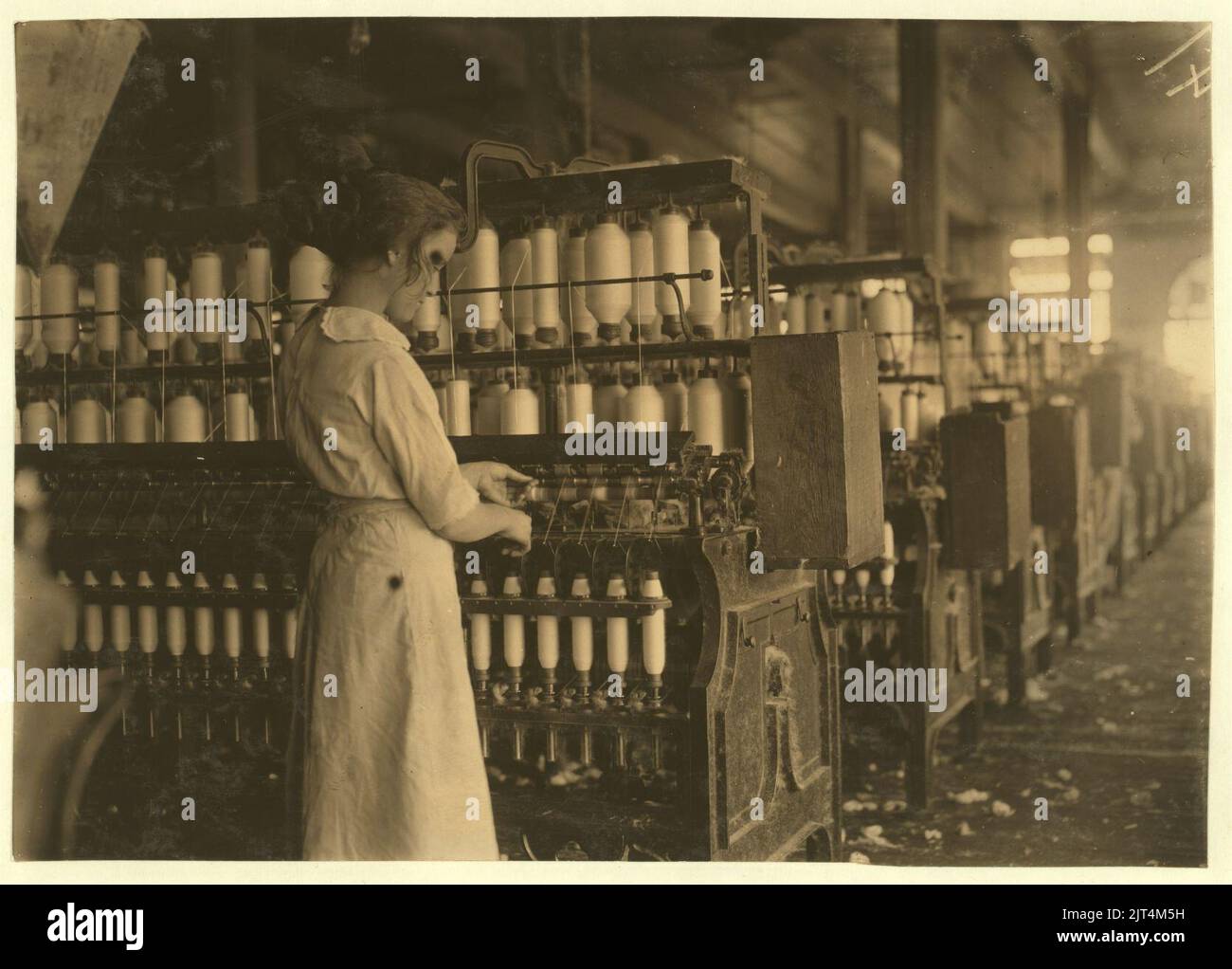 Typical workers in Barker Cotton Mills where good conditions prevail ...