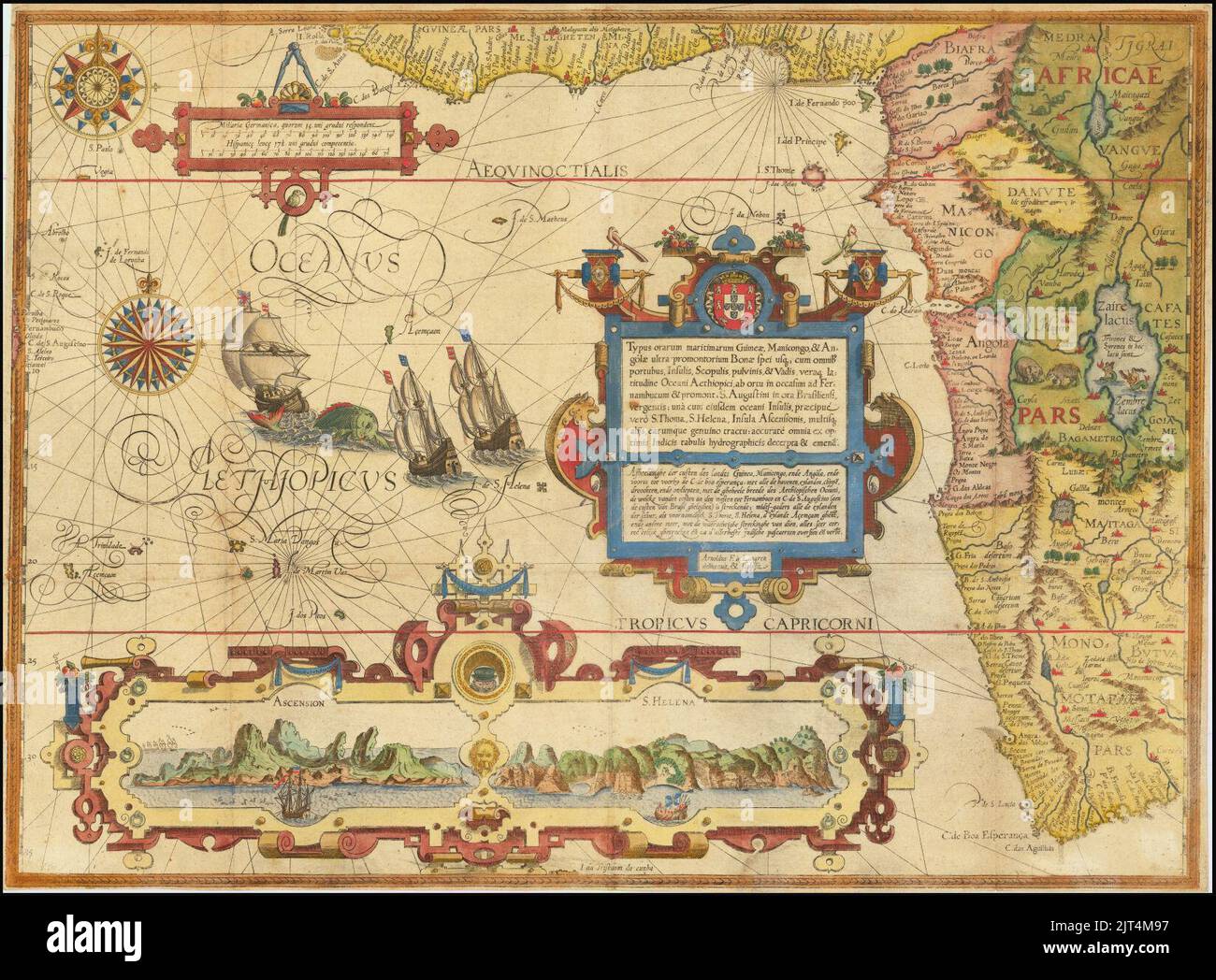Typus orarum maritimarum Guineae, Manicongo & Angolae ultra ...