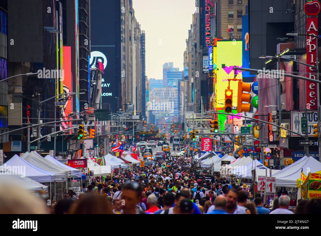 New York, New York, USA. 27th Aug, 2022. Flea Market took over Times ...