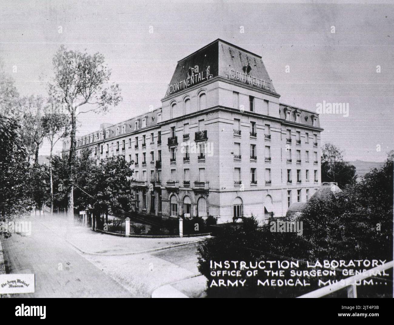 U. S. Army Base Hospital Number 23, Hotel Continental, Vittel Stock ...