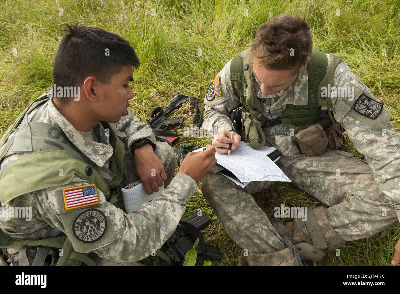 U.S military Combat Cameramen train in field exercise 160415 Stock ...