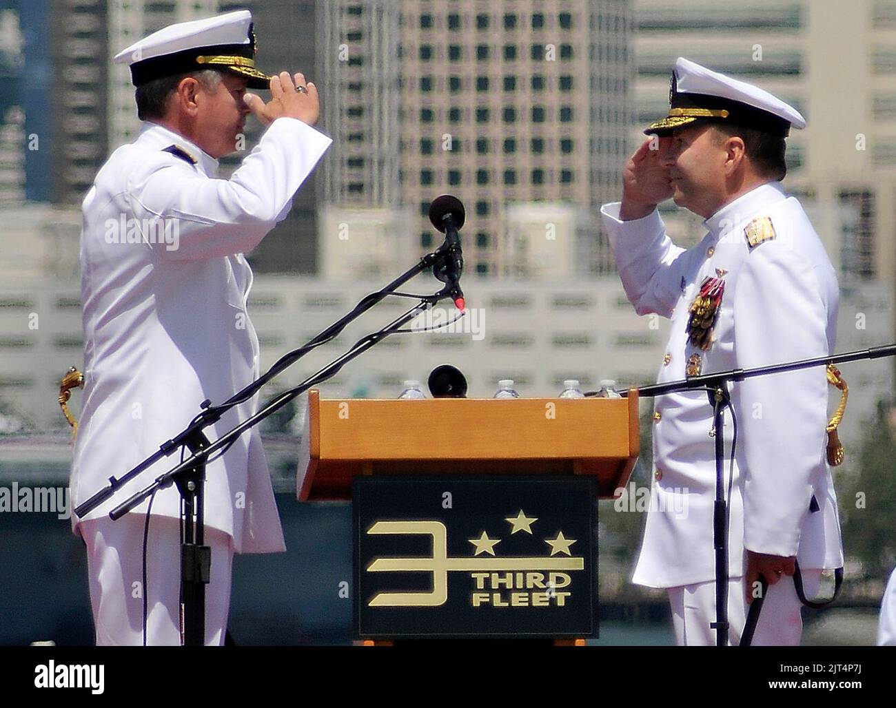 U.S. 3rd Fleet changes command. (8950256973 Stock Photo - Alamy