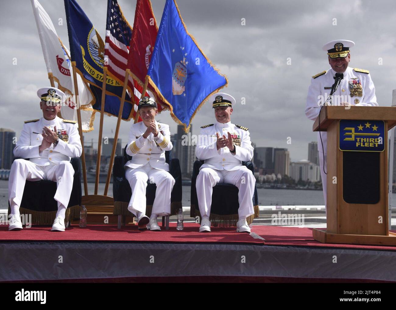 U.S. 3rd Fleet Changes Command 170915 Stock Photo - Alamy