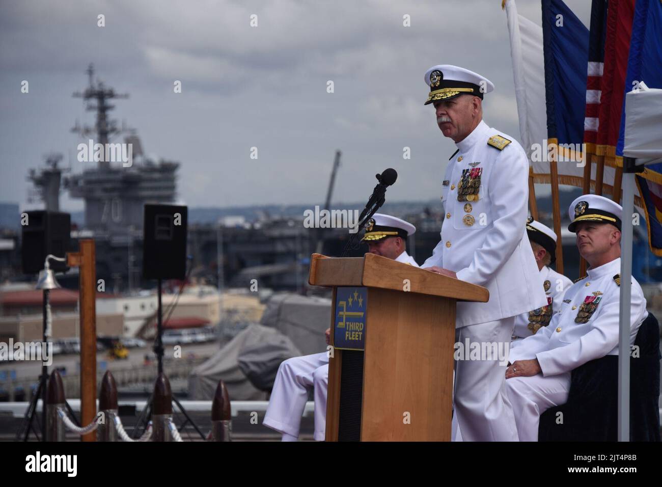 U.S. 3rd Fleet Changes Command 170915 Stock Photo - Alamy