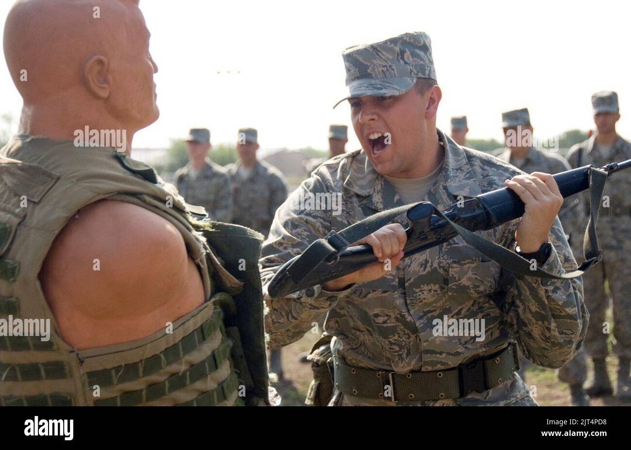 U.S. Air Force Buttstroke Stock Photo - Alamy