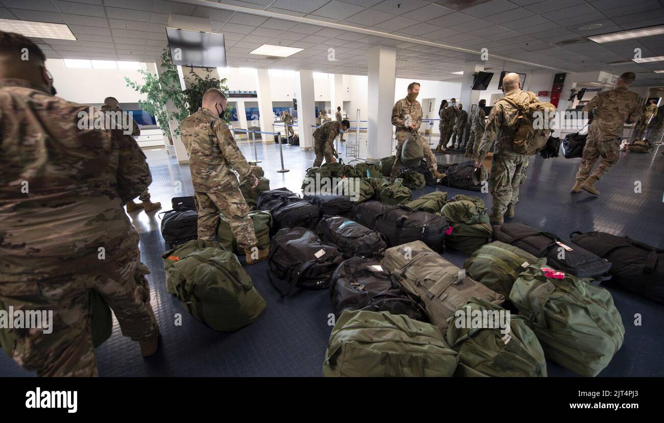 U.S. Airmen assigned to the 821st Contingency Response Group Stock ...