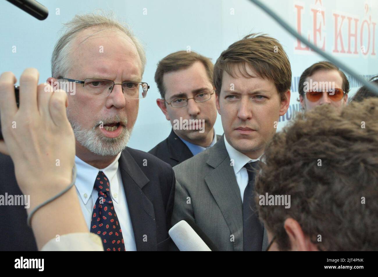 U.S. Ambassador David B. Shear meets the press at the Environmental ...