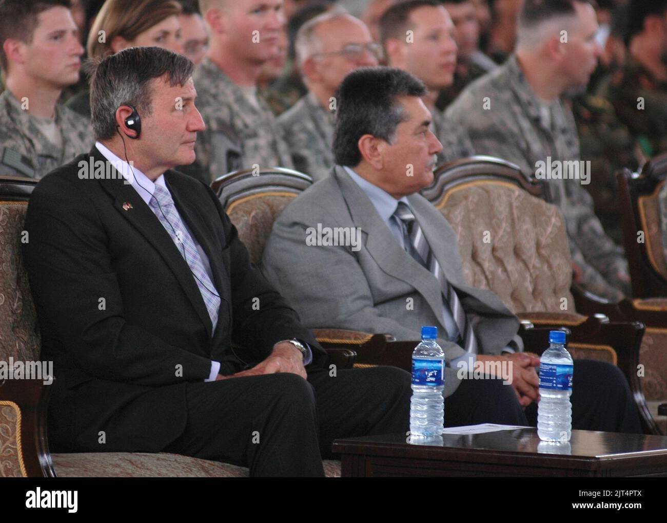 U.S. Ambassador for Afghanistan, Karl Eikenberry and General Mohammad ...