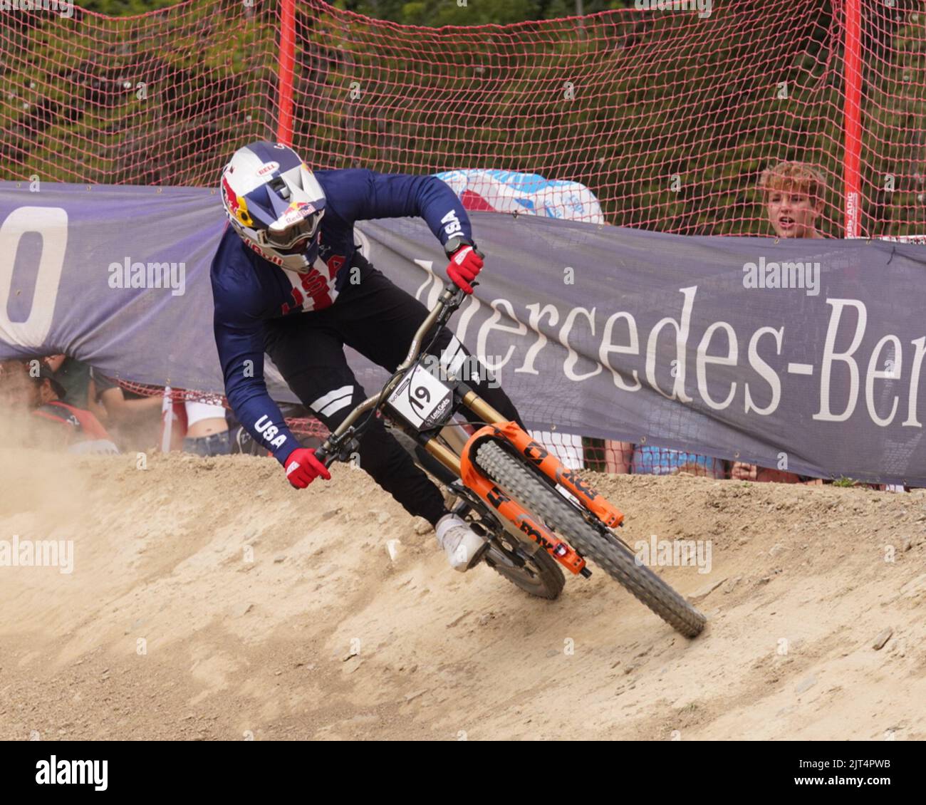 19 GWIN Aaron during UCI Mountain Bike World Championships in Les Gets ...