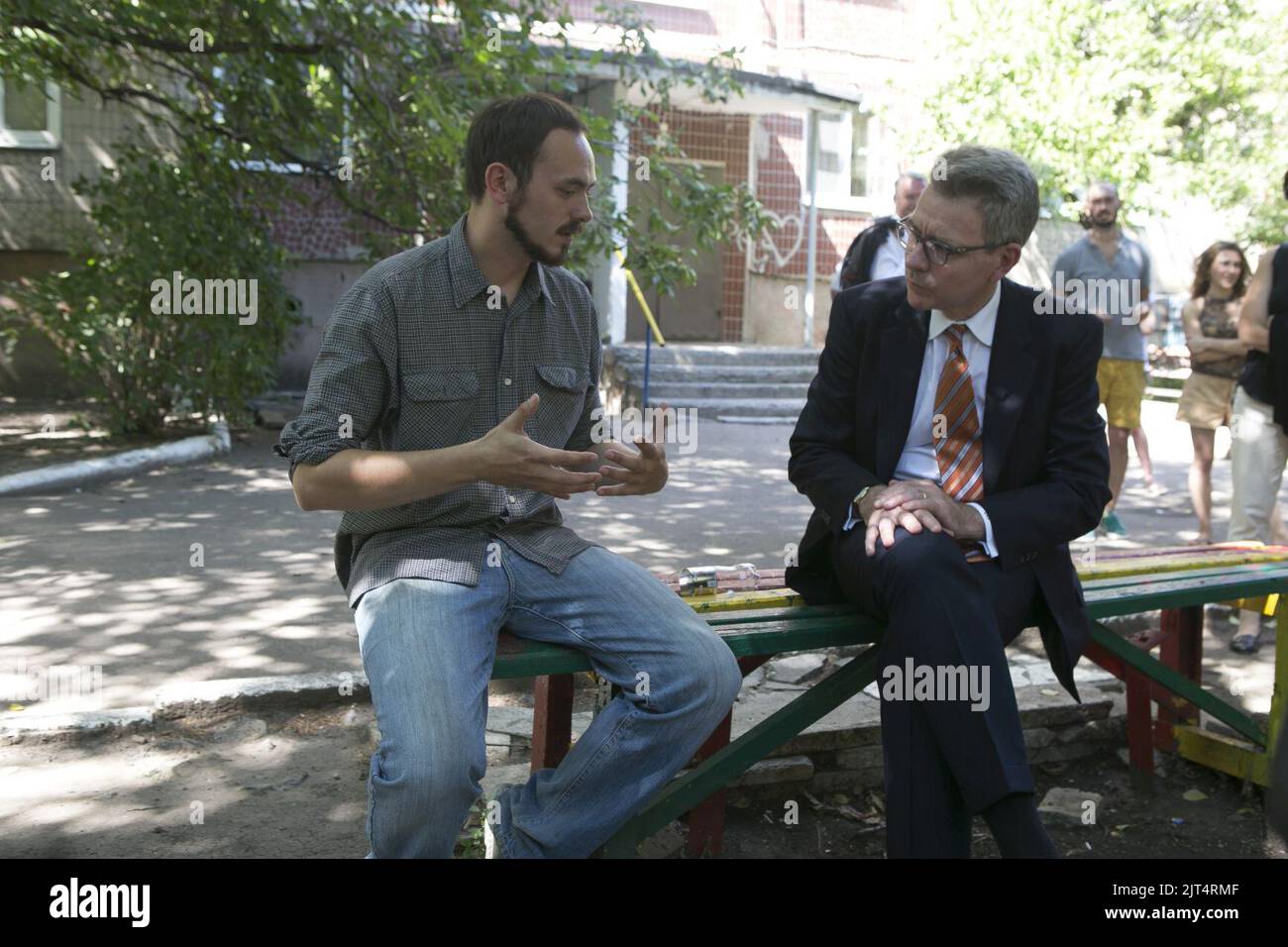U.S. Ambassador to Ukraine Geoffrey Pyatt and U.S. Ambassador to the ...