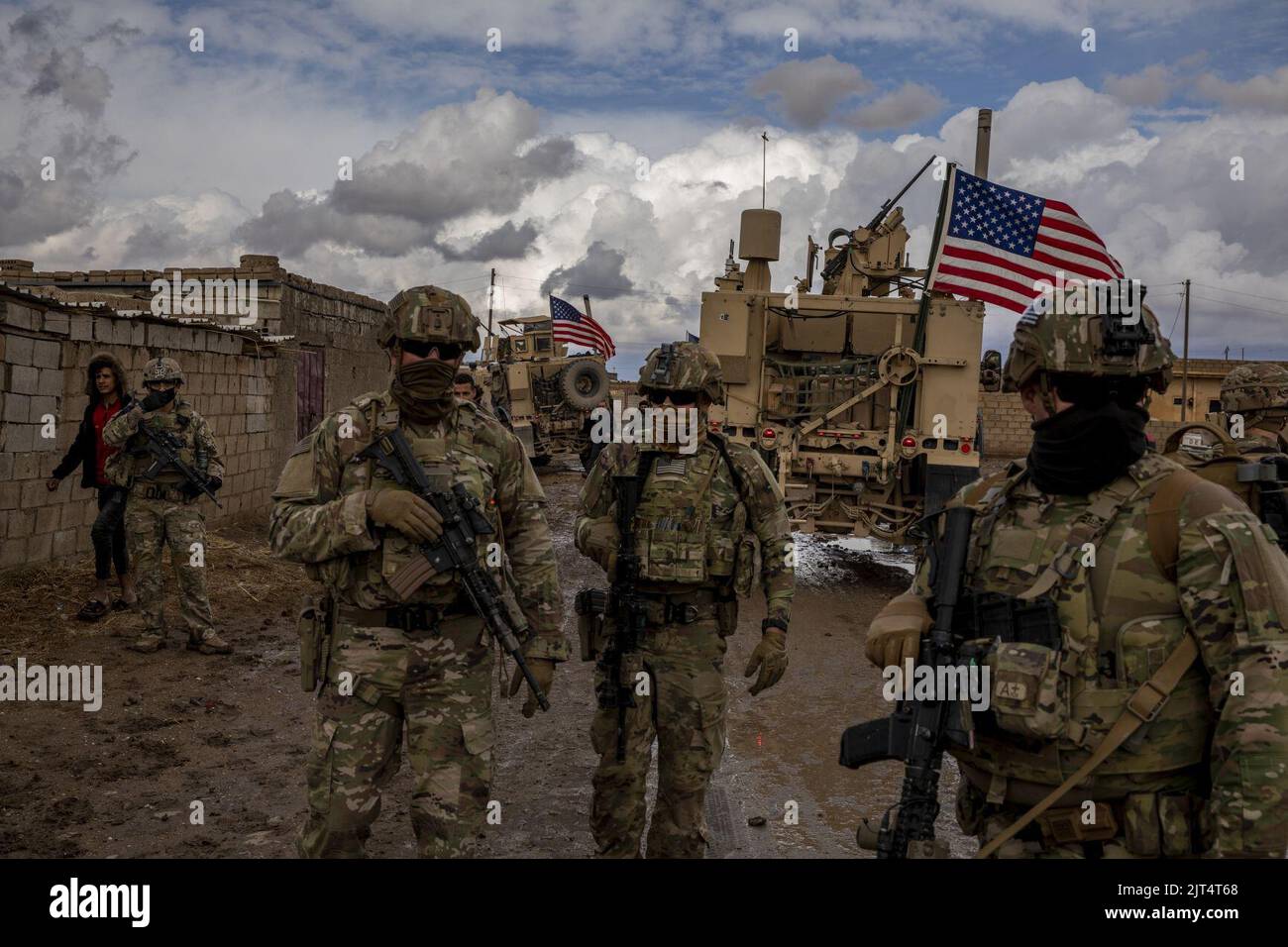 U.S. Area Reconnaissance Patrol Syria, 2021 Stock Photo - Alamy