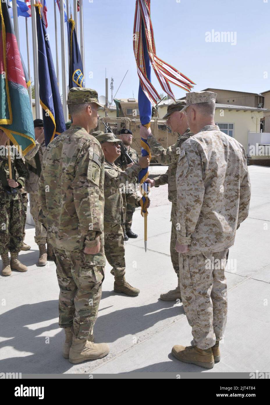 Combined security transition command afghanistan hi-res stock ...