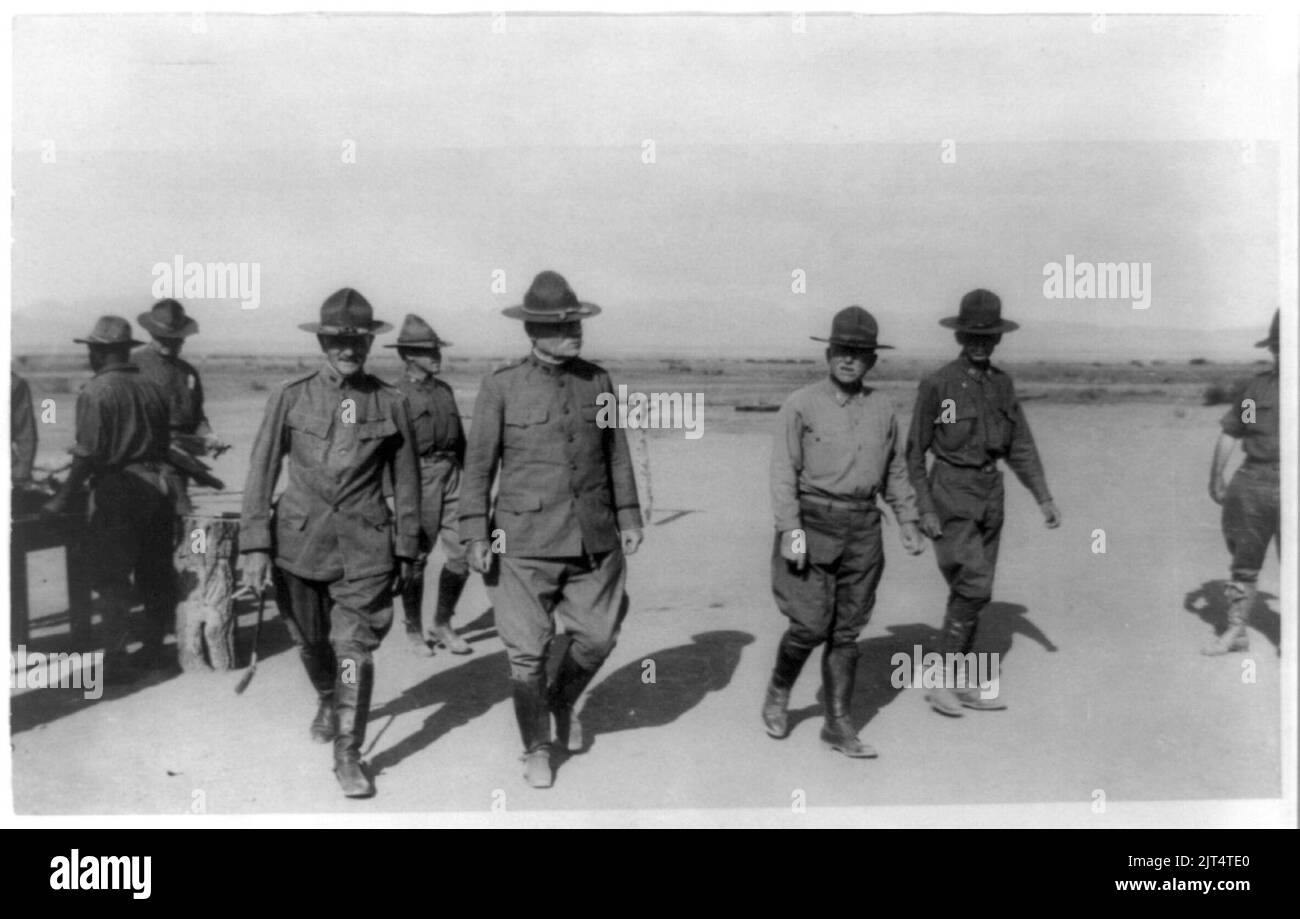 U.S. Army Punitive Expedition after Villa, Mexico- General Pershing and ...