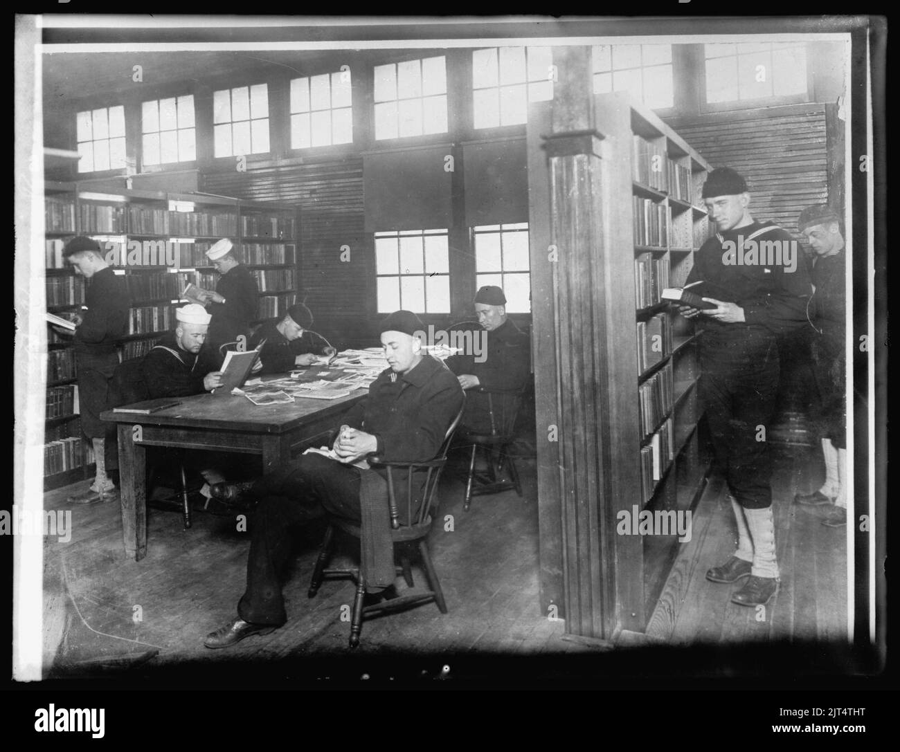 U.S. Army, Y.M.C.A. Reading Room Stock Photo - Alamy