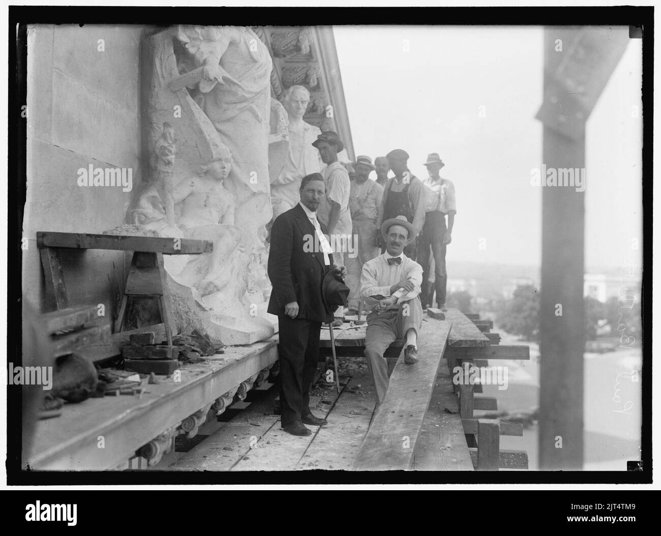 U.S. Capitol pediment, House of Representatives wing, Washington, D.C ...