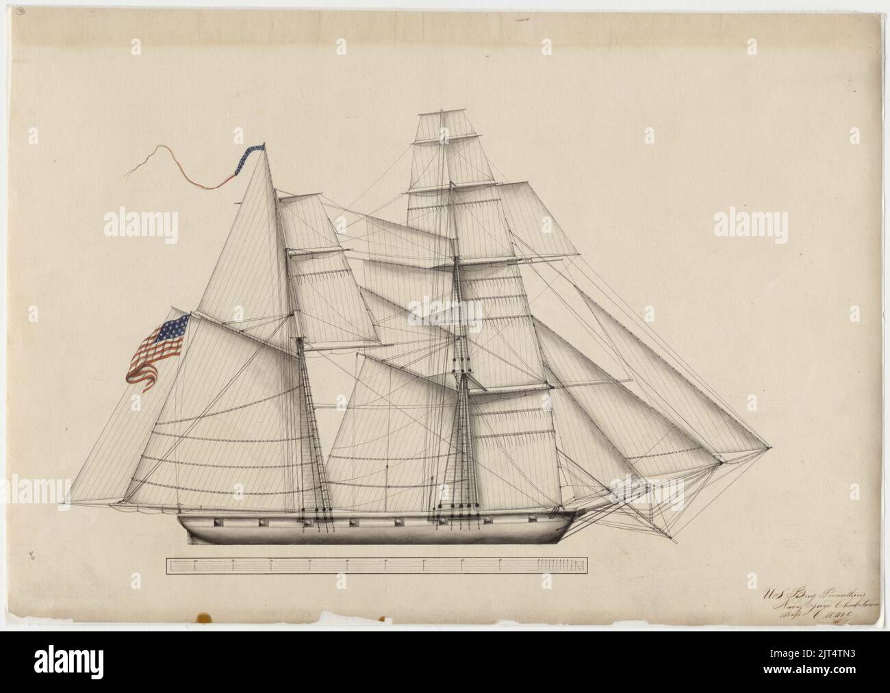 U.S. Brig Prometheus Ware -13 Stock Photo - Alamy