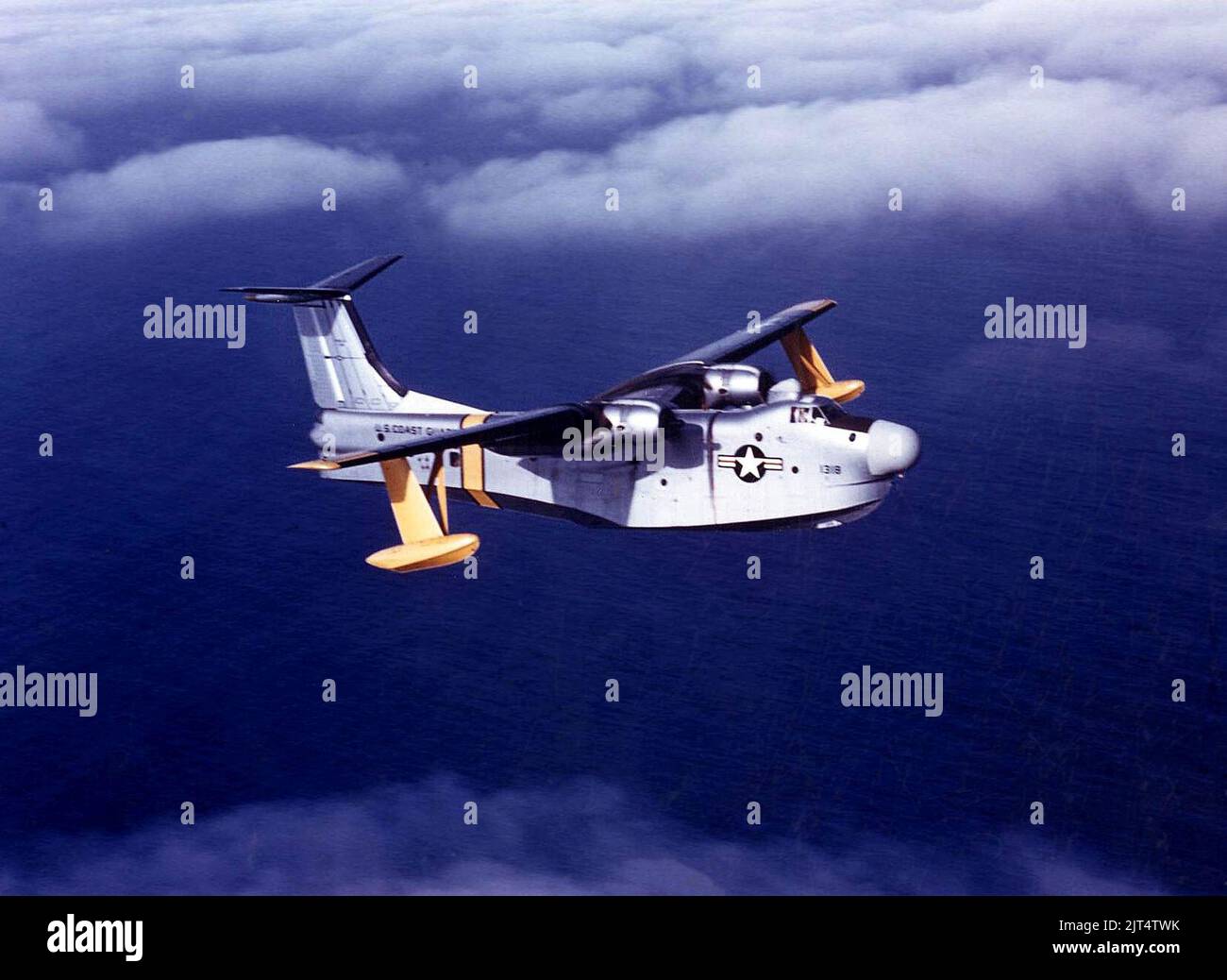 U.S. Coast Guard Martin P5M-2G Marlin in flight on 28 January 1958 ...
