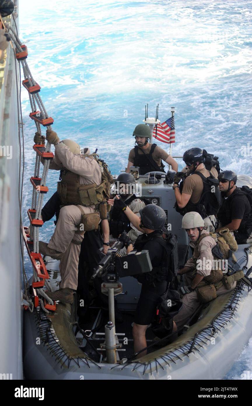 U.S. Coast Guard Lt. team leader of Tactical Law Enforcement Detachment ...
